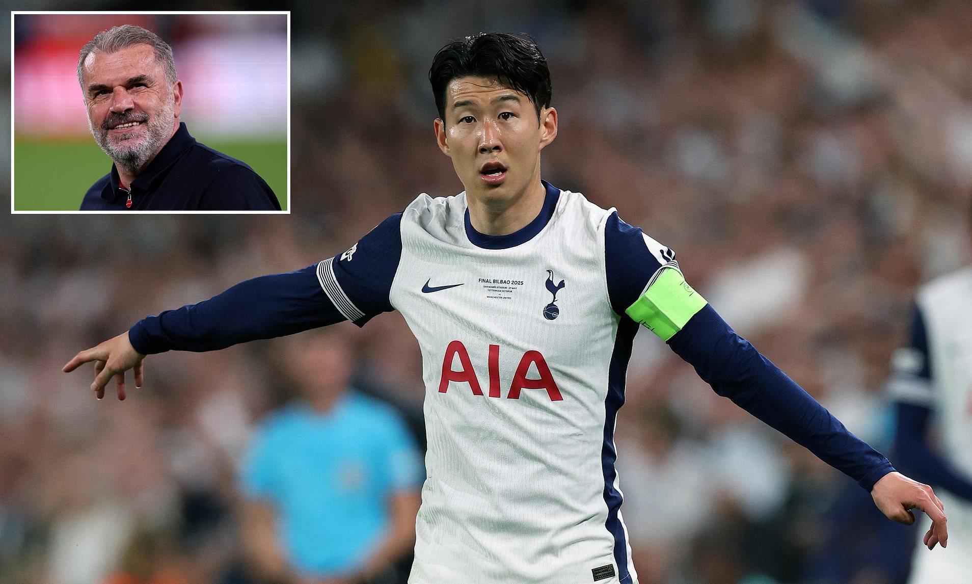 Tottenham captain Son Heung-min faces an uncertain future at the club ...