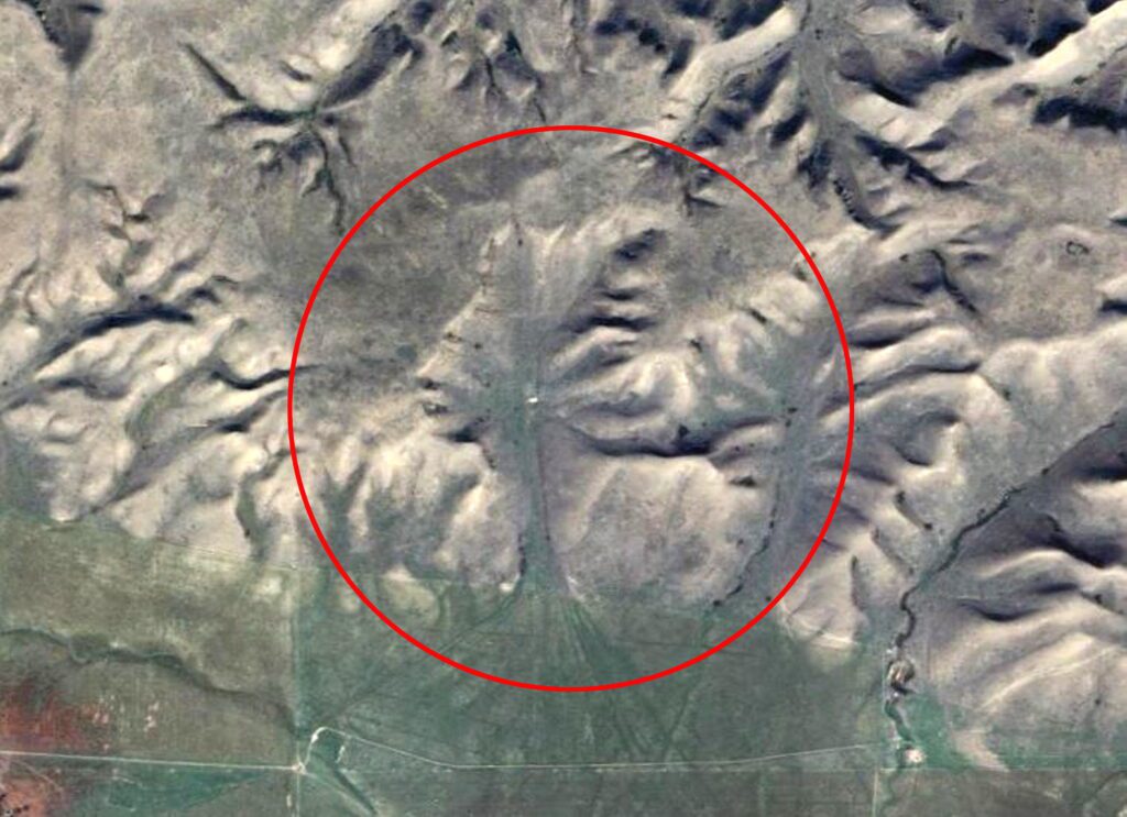 Internet baffled by giant human head spotted in remote landscape