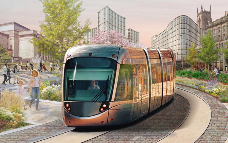 Inside the new £2,500,000,000 Leeds tram system with airport connection