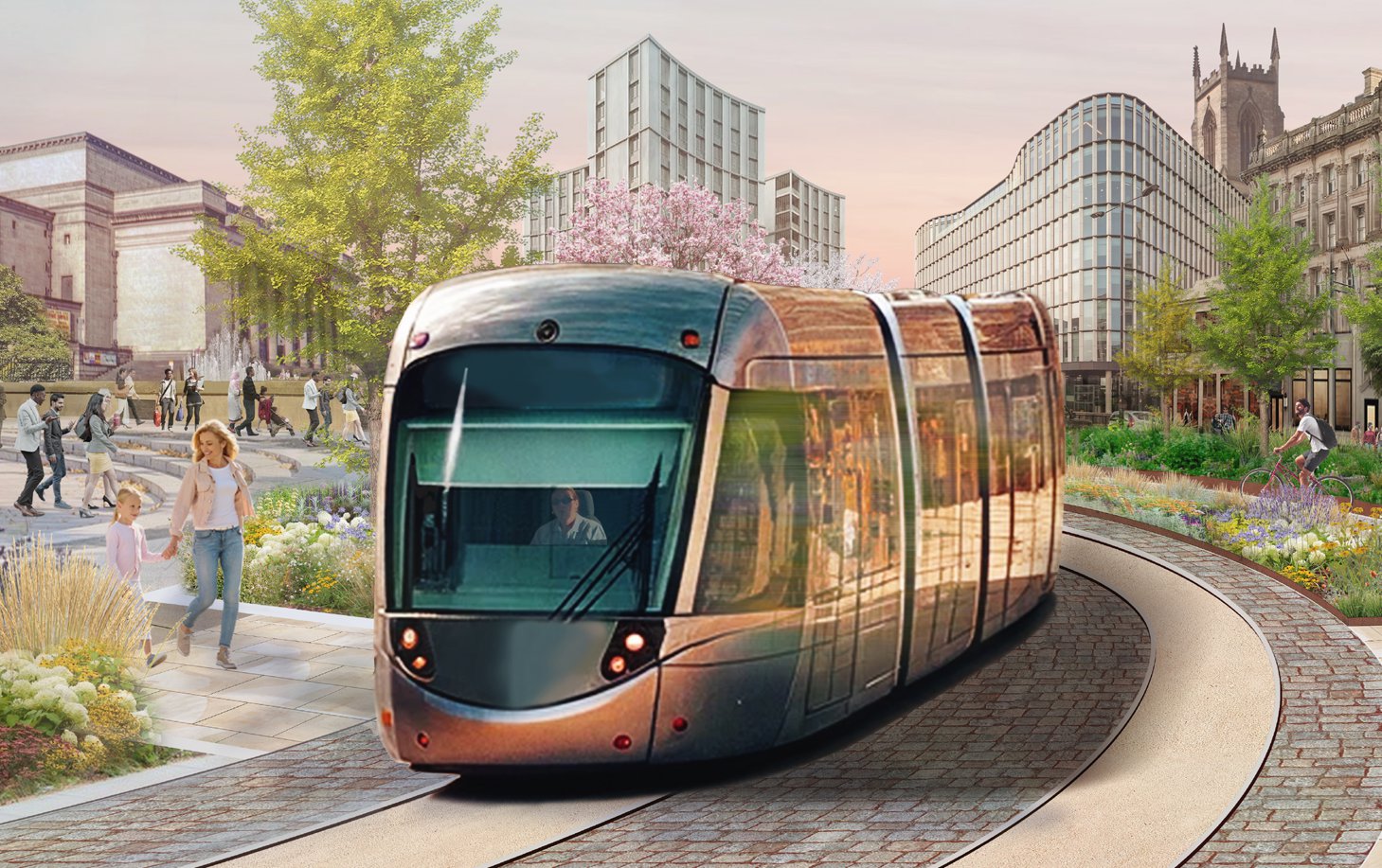 Inside the new £2,500,000,000 Leeds tram system with airport connection