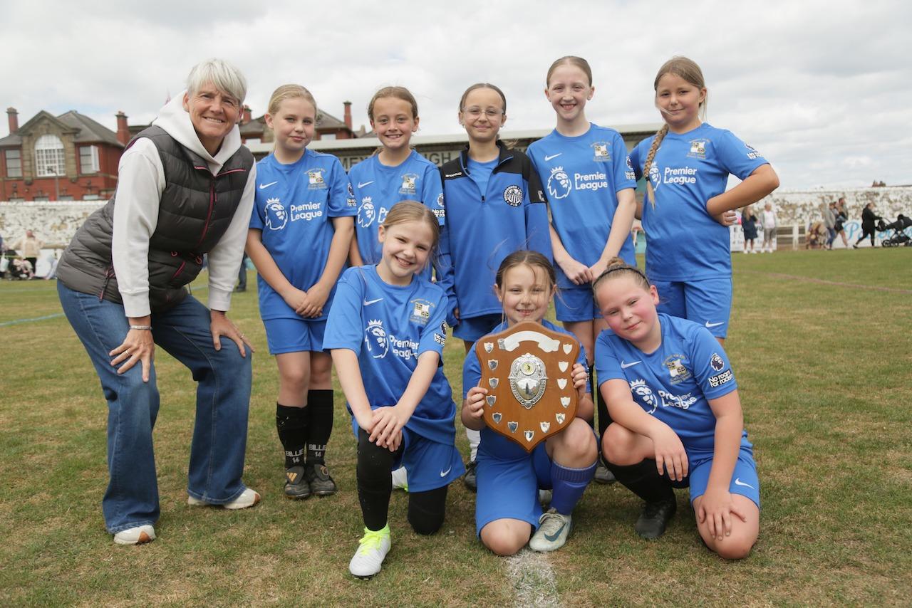 Dearne Valley schools football champions receive prize from ex-England ...