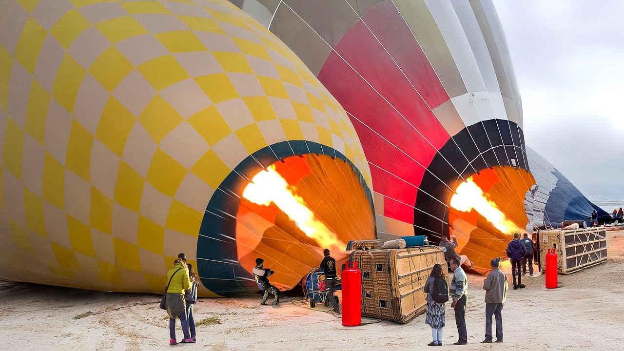 The Dangerous Process of Operating Massive Hot Air Balloons