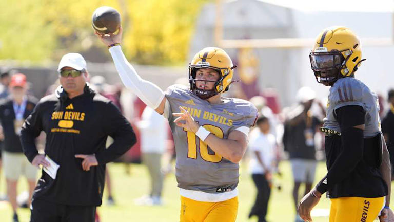 Arizona State's Sam Leavitt Considered Top QB in Big 12