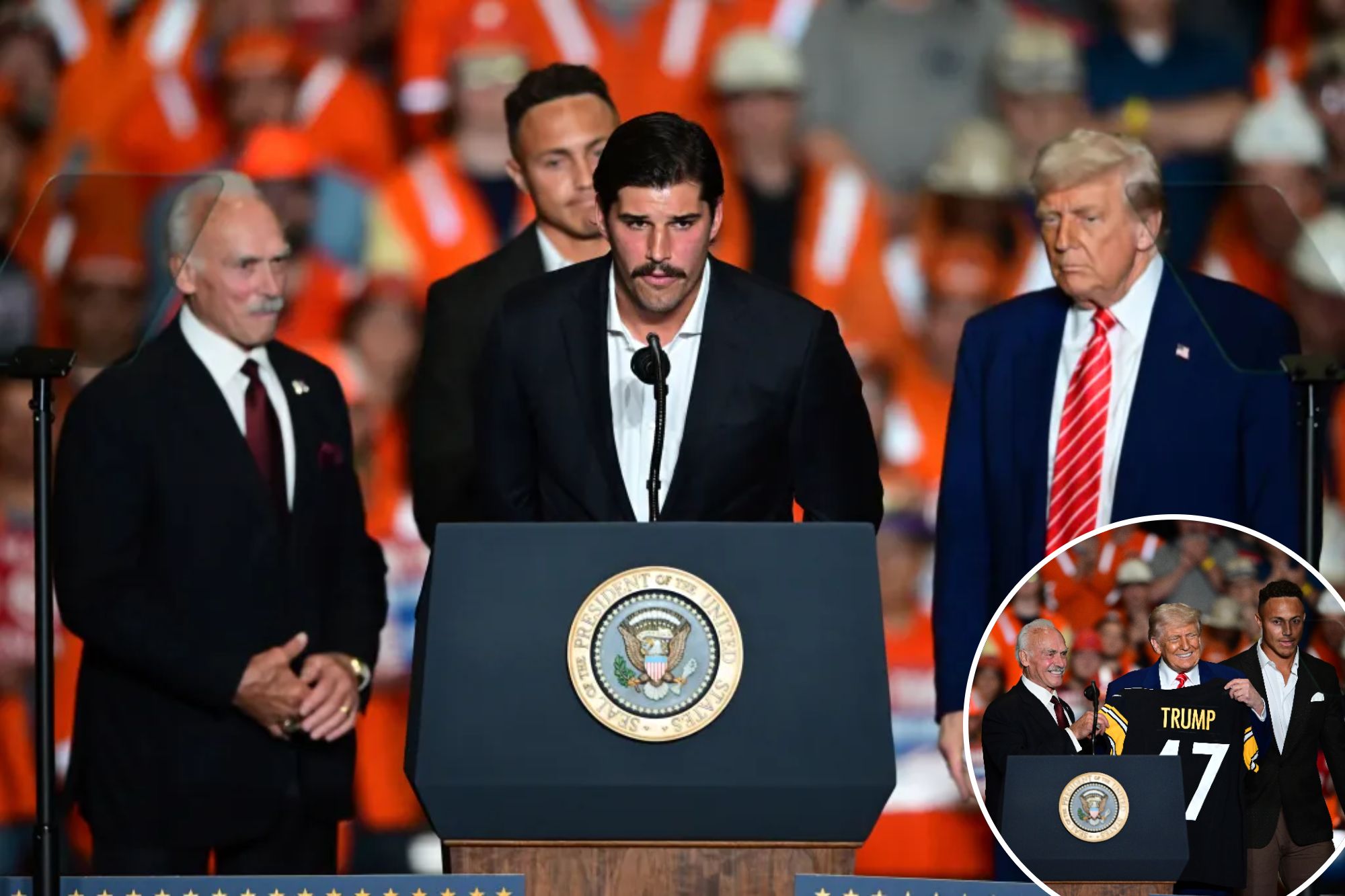 How Steelers responded to fans upset by Mason Rudolph attending Trump rally