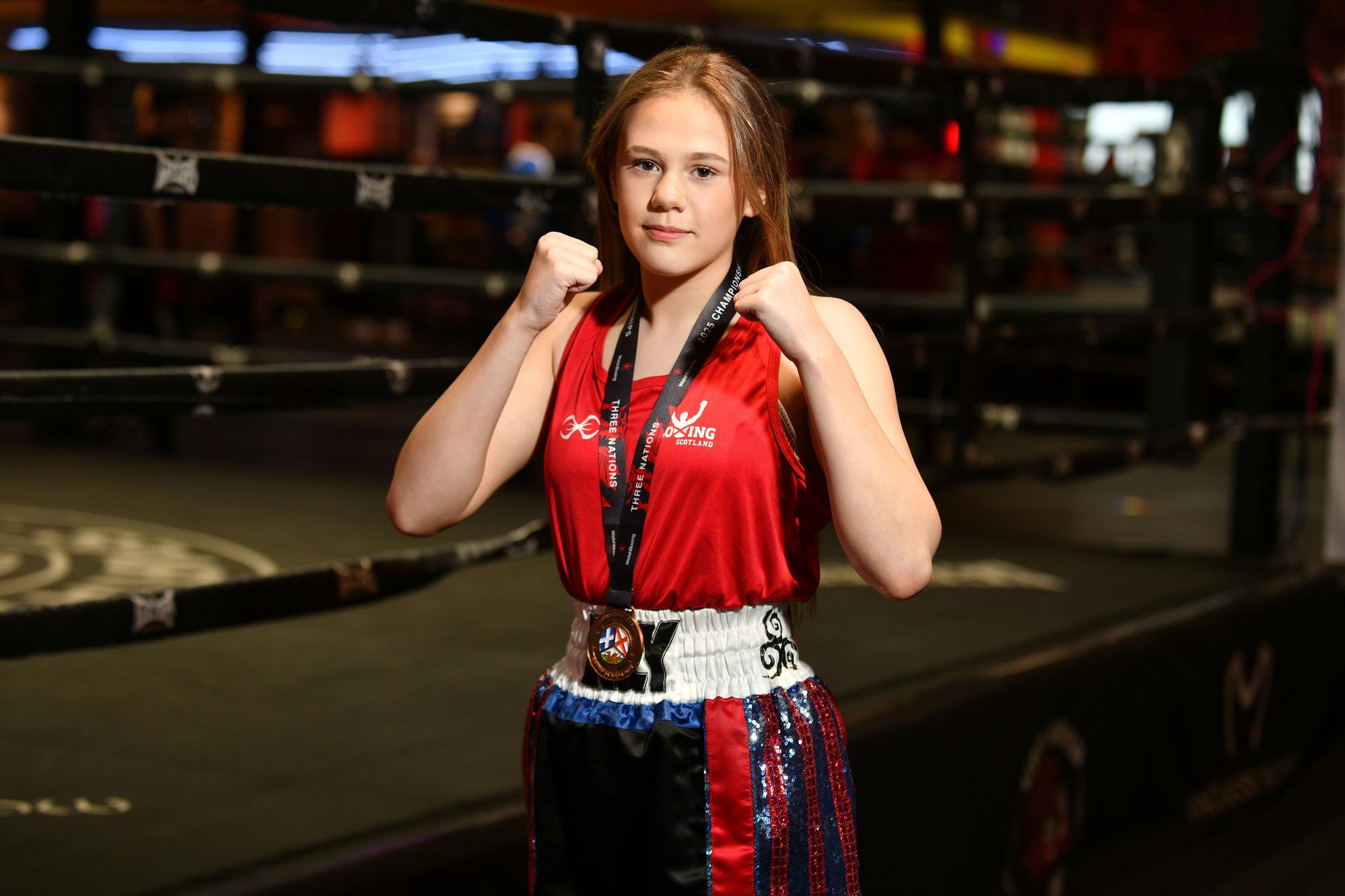 Falkirk's Lily Haston is Sparta Boxing Academy star as she earns ...