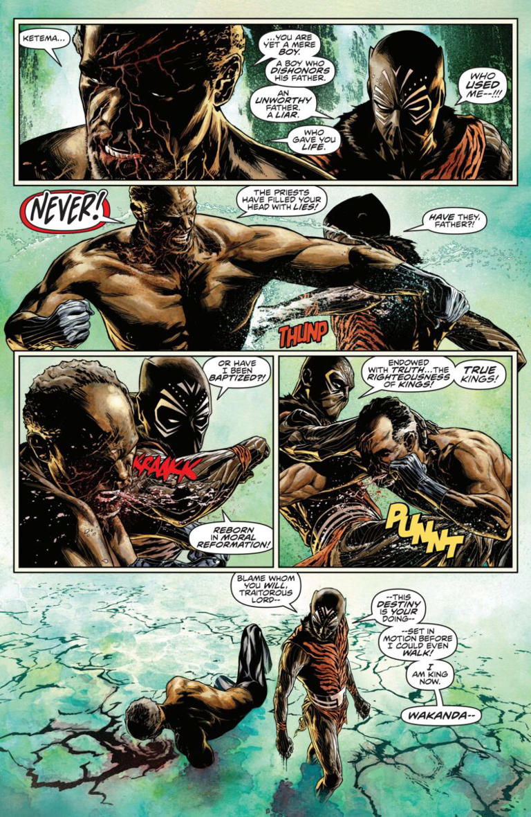 Mavel Comics Introduces T’Challa’s White Son Ketema As Future Black Panther And King Of Wakanda