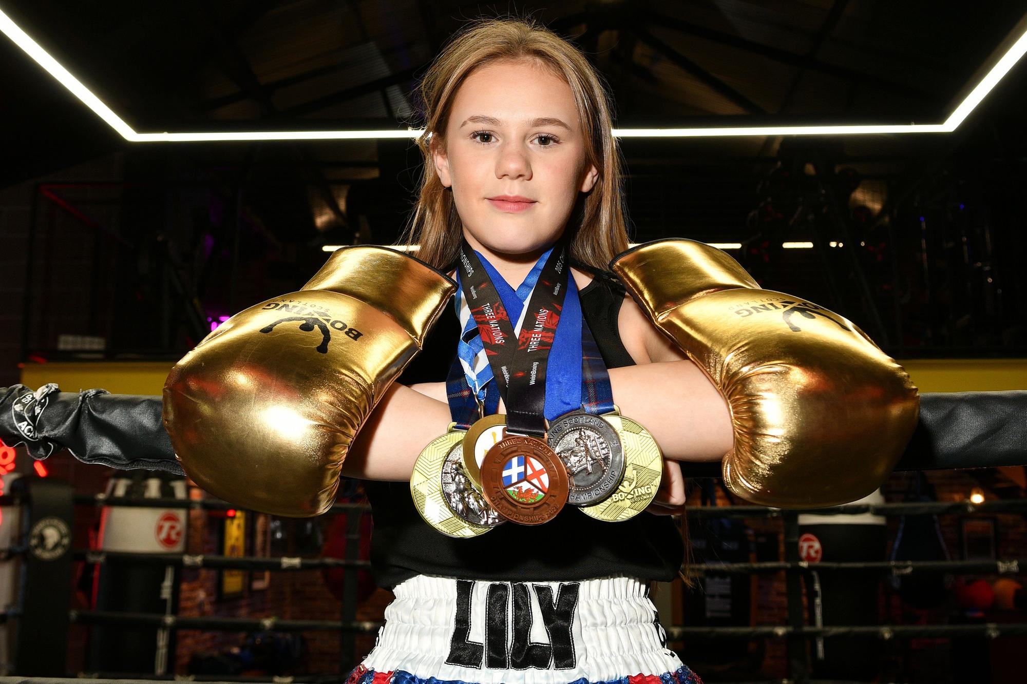 Falkirk's Lily Haston is Sparta Boxing Academy star as she earns ...