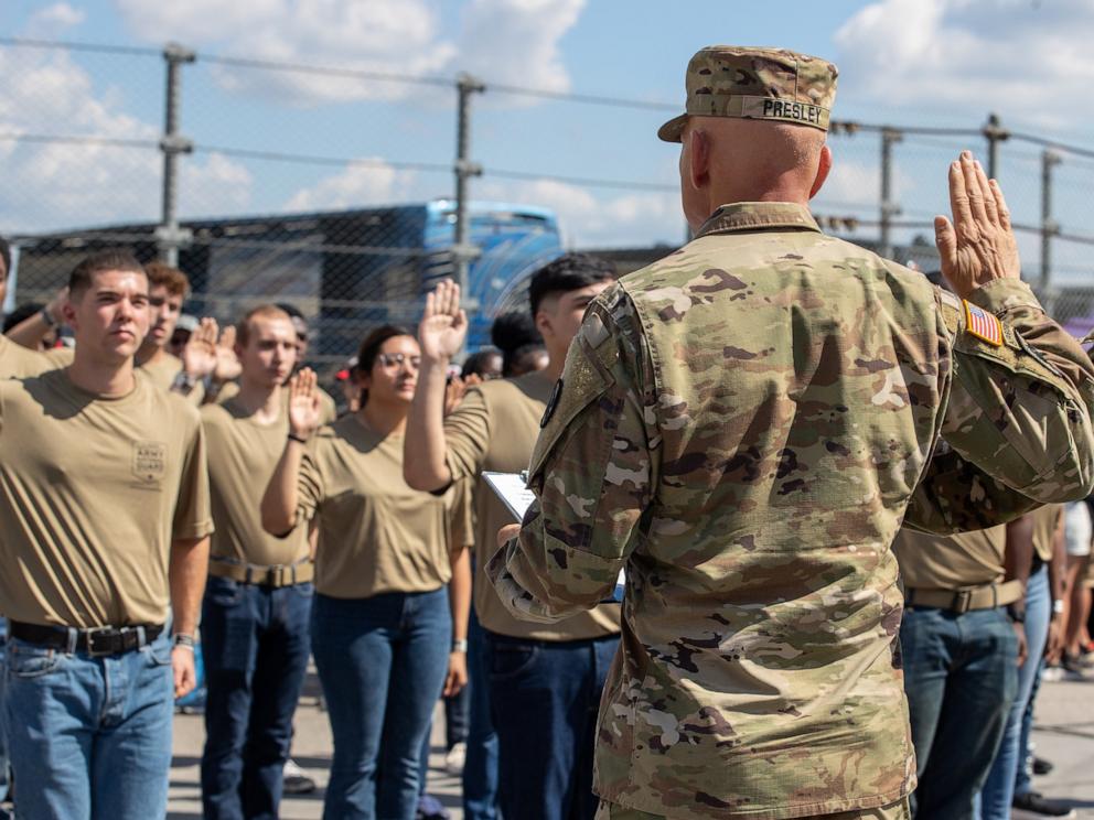 Army meets recruiting target months ahead of schedule