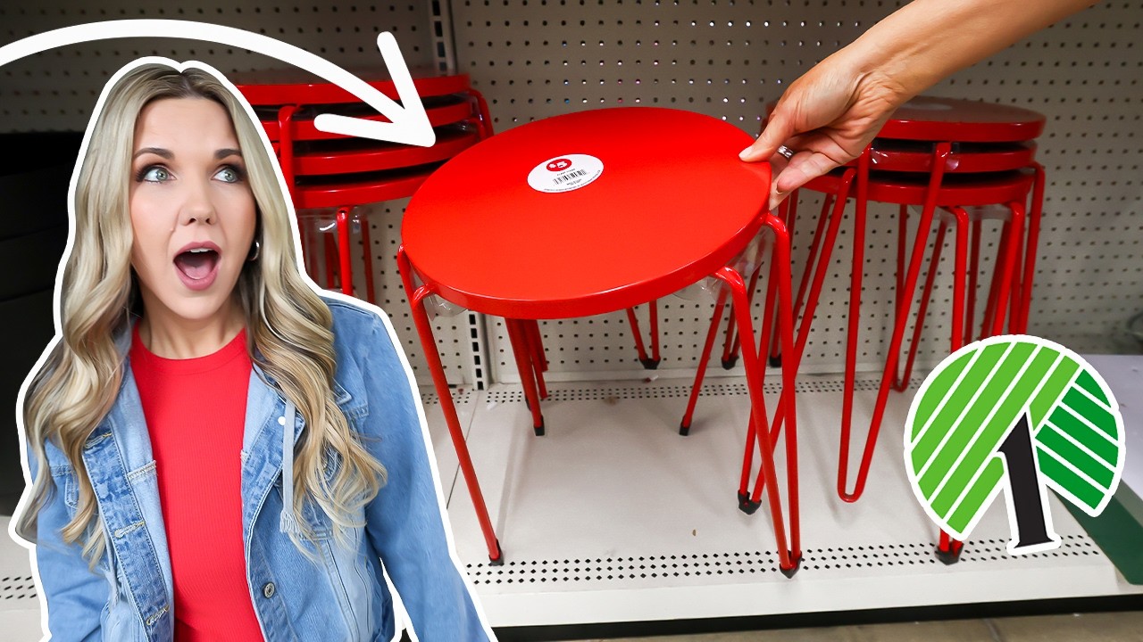 From Store to Stunning: Dollar Tree Stools Take Over