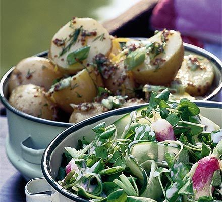 Salade de pommes de terre à la moutarde