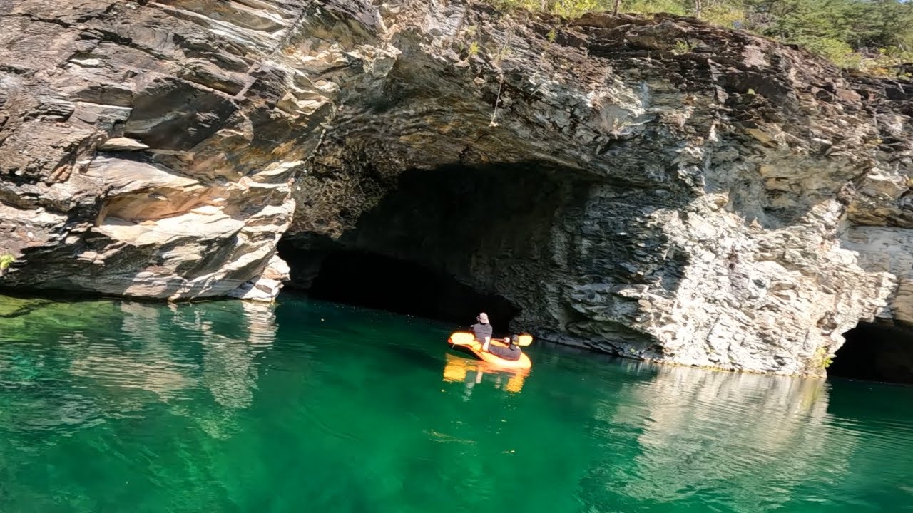 How We Found a Secret Emerald Lake With Hidden Tunnels