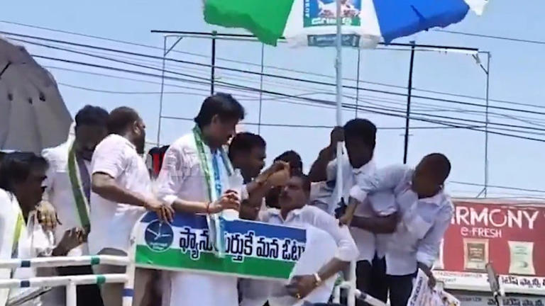 Former Andhra Pradesh Minister Botsa Satyanarayana Collapses During YSRCP's 'Vennupotu Day ...