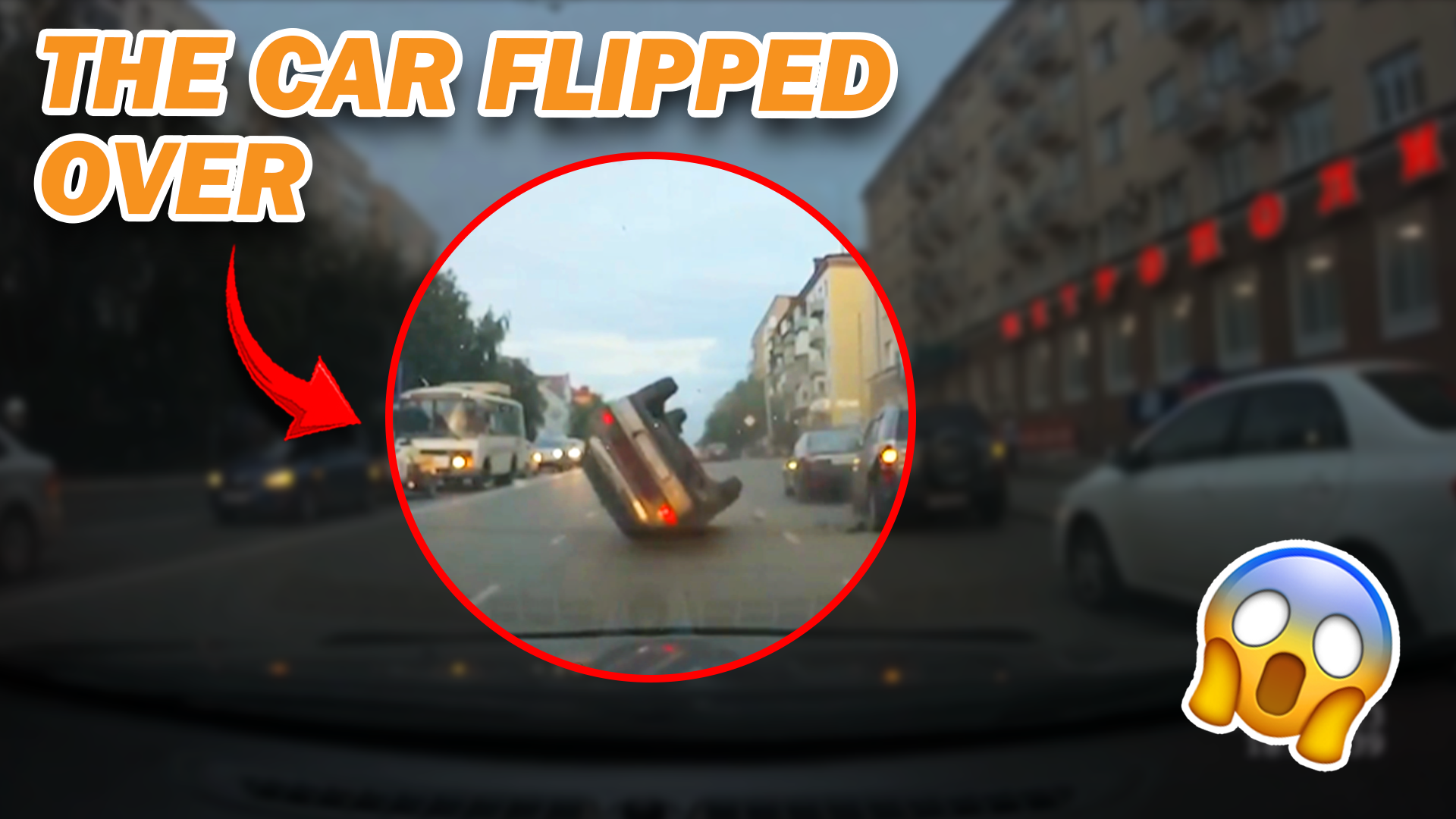 AUTO SLAAAT OVER de Kop💥 | Blijf Altijd Veilig op de Weg