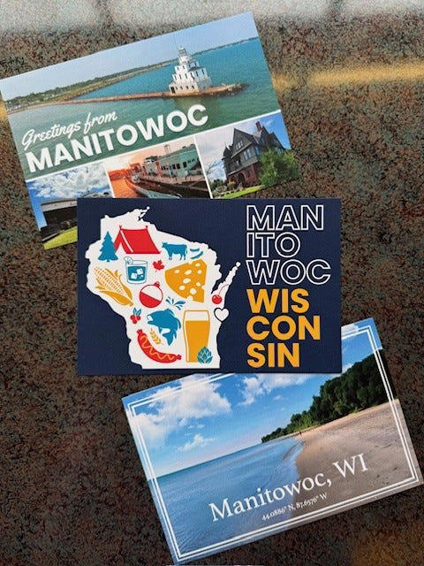 Send a free postcard from Manitowoc at Visit Manitowoc's downtown ...
