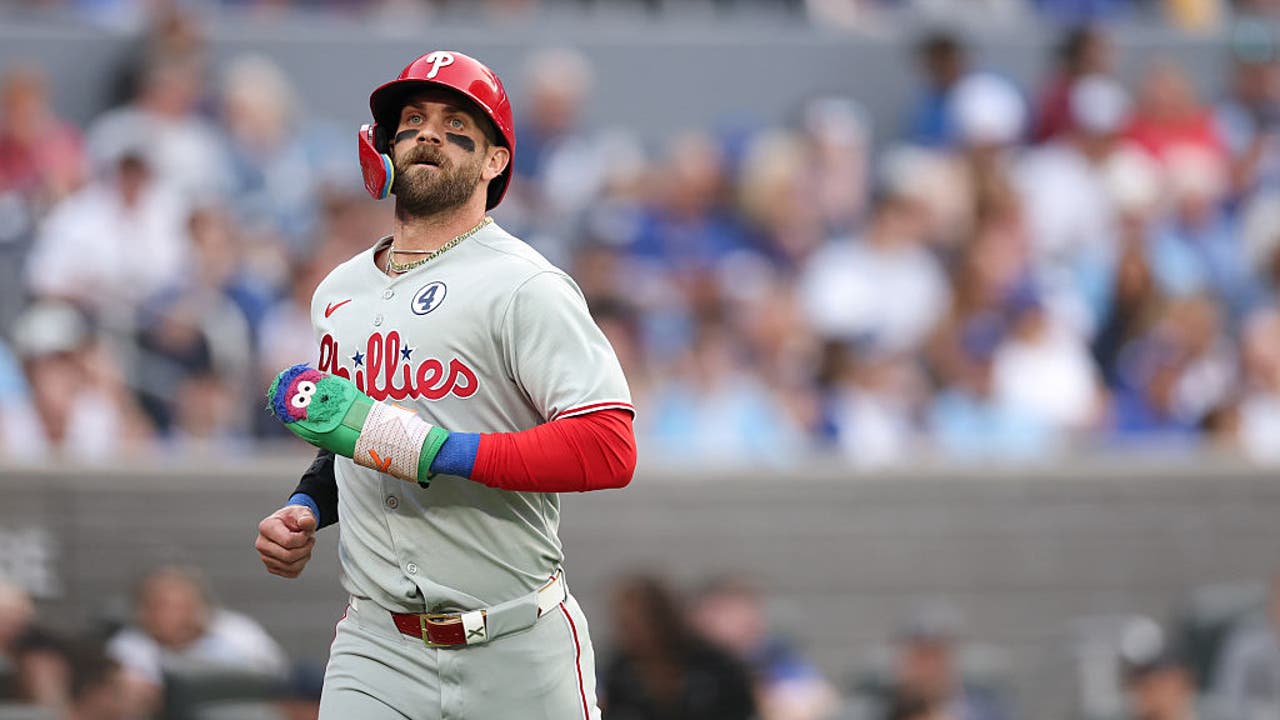 Bryce Harper homers in first at-bat in return to Phillies' lineup after ...
