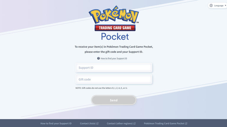 Pokémon TCG Pocket codes (May 2026)
