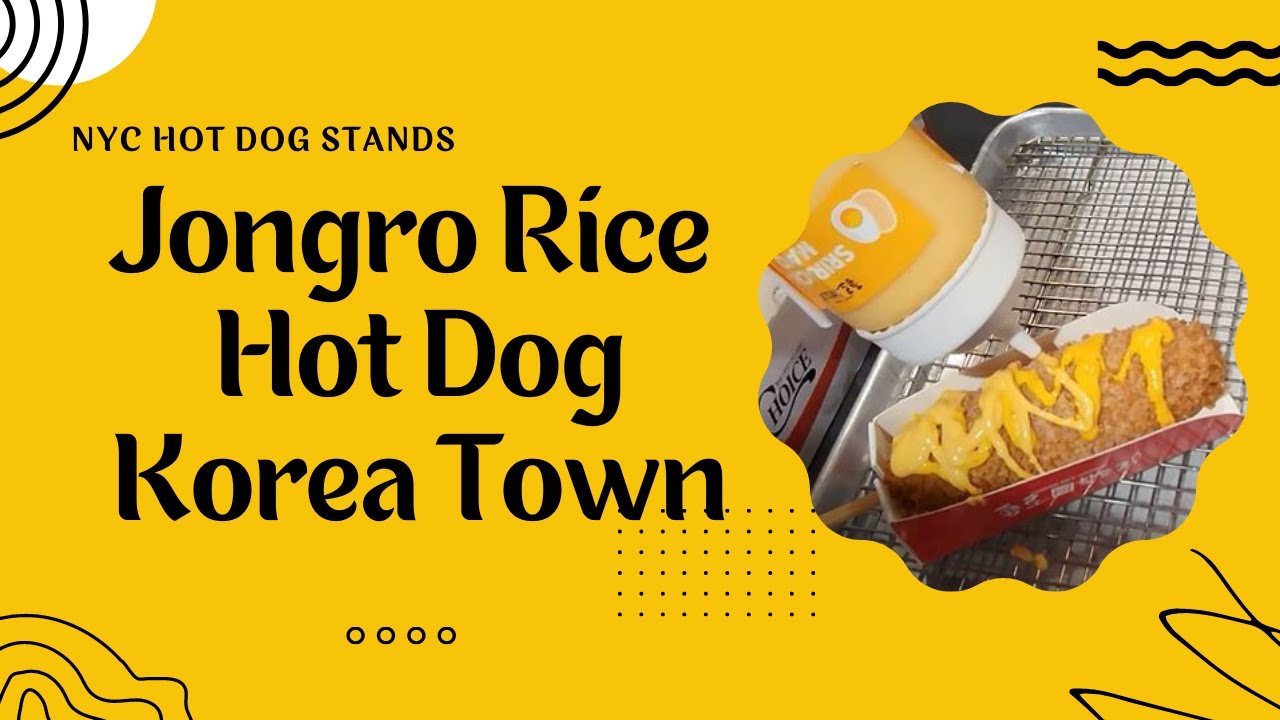 Jongro Rice Hot Dog Adventure in Koreatown NYC