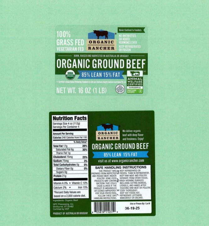 Ground beef sold nationwide possibly contaminated with E. coli