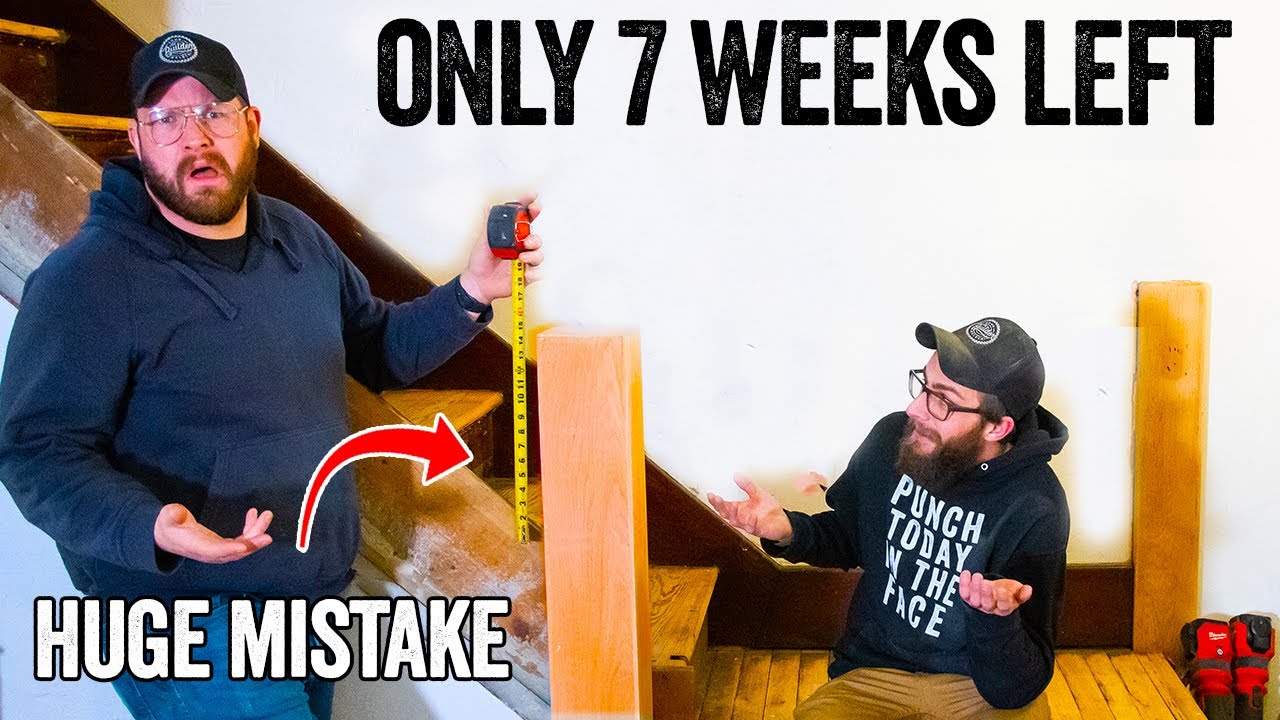 We make a big mistake renovating my staircase before the baby comes