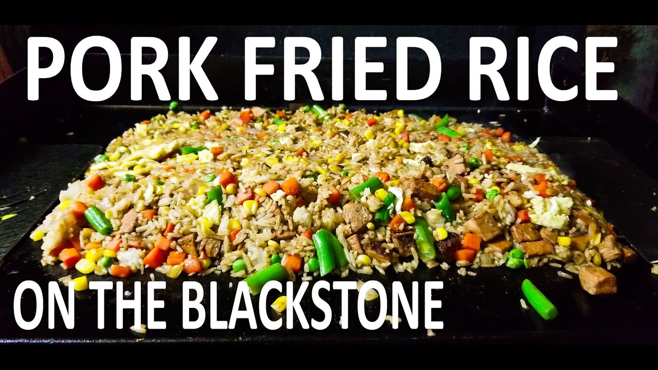Backyard Takeout: Pork Fried Rice on the Griddle