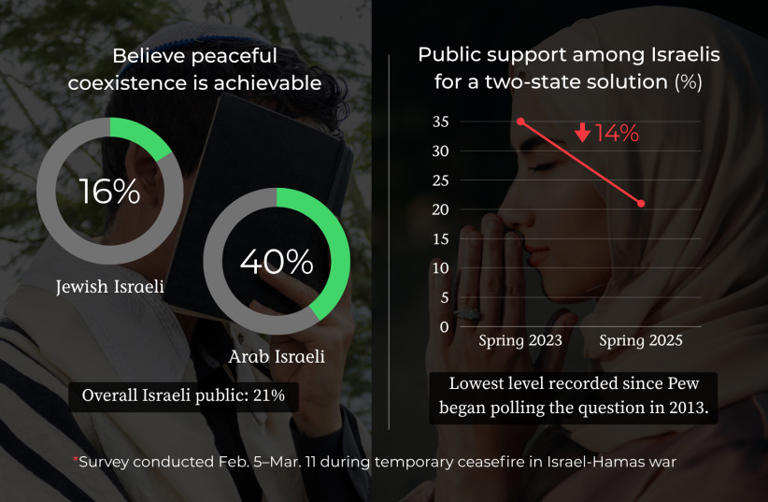 Two-state solution support hits all-time low as Israeli trust collapses