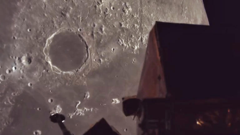 Watch: Resilience lander flies 100 km above the Moon ahead of landing