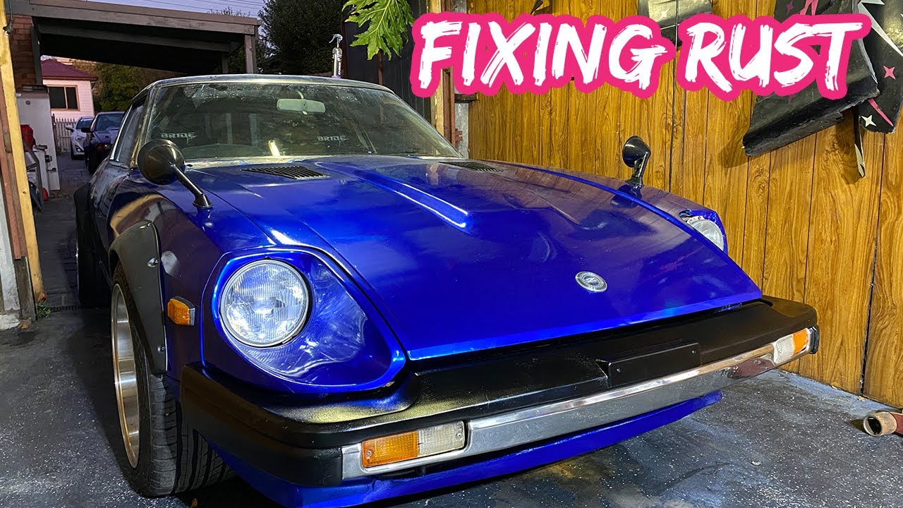 280ZX Mini Restoration Pt. 3 | Fixing Rust & Vinyl Wrapping
