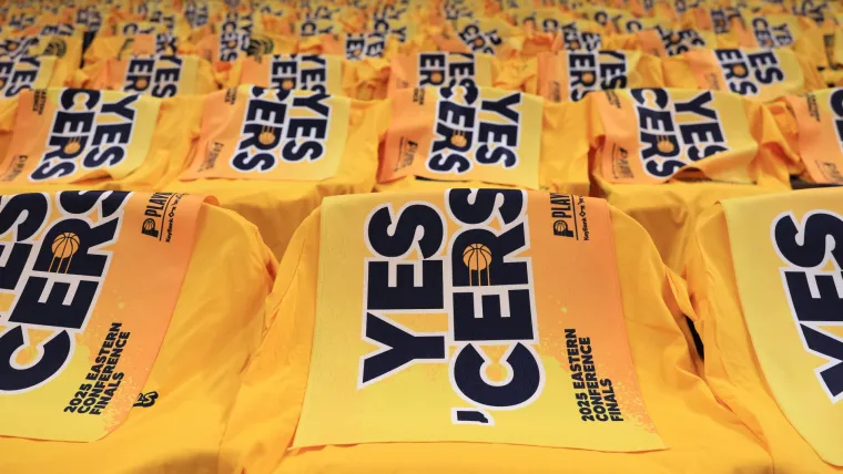 Pacers' 'Yes 'Cers' shirts, explained: Why Indiana is embracing phrase ...
