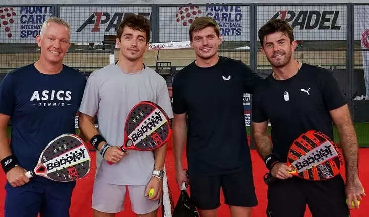 Throwback: When Norman Nato played padel with F1 drivers Max Verstappen ...