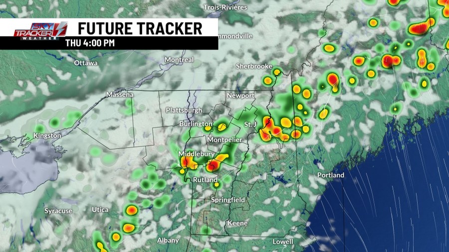 Stormy Thursday after a hazy, hot, humid Wednesday