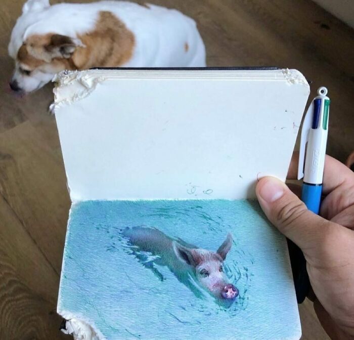 28 Sketchbook Drawings By Nicolas V. Sanchez That Show The Power Of ...