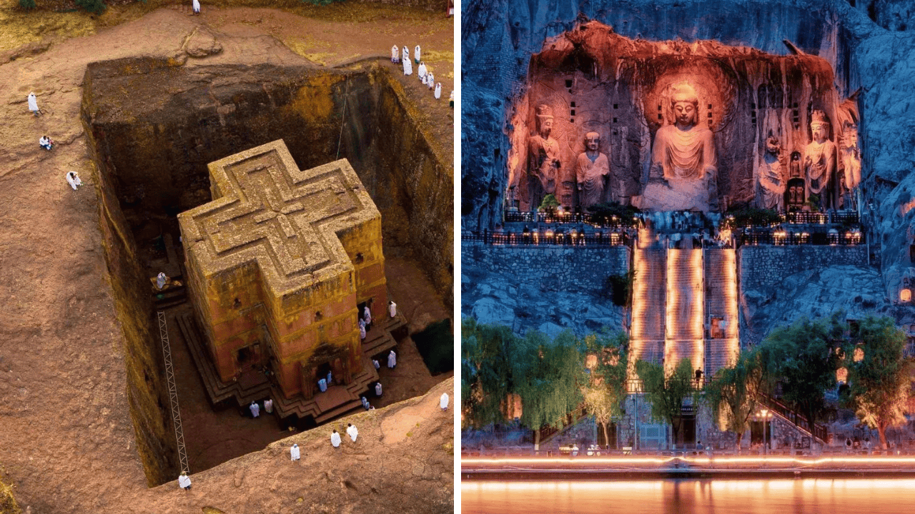 23 Astonishing Ancient Structures Carved into Mountains
