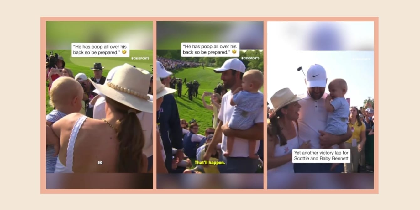 He just won a major golf tournament—then found out his baby had a blowout