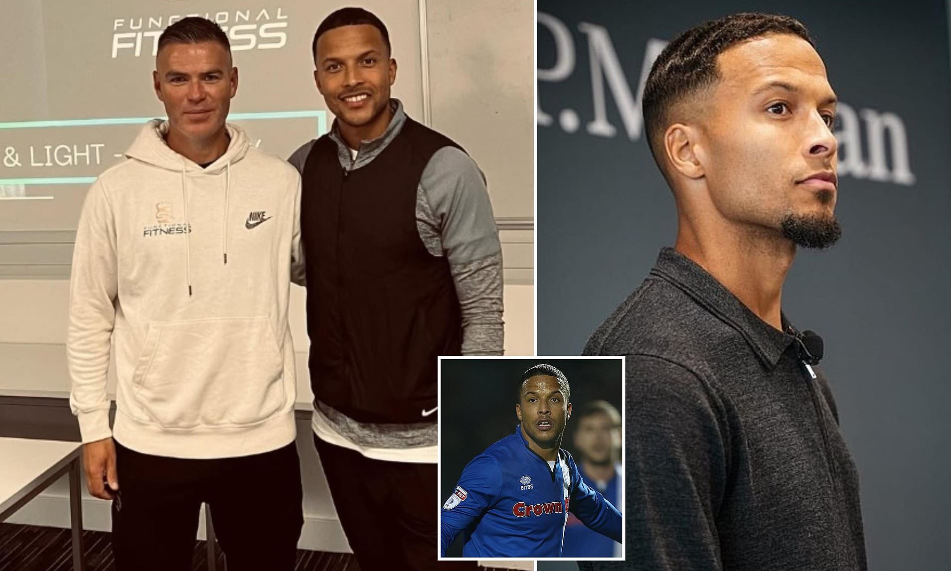 Ex-footballer pledges to work out for 37 HOURS in a row in emotional ...