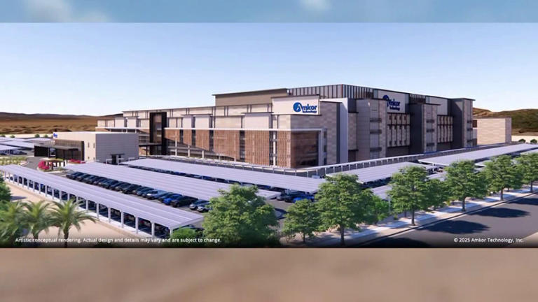 Groundbreaking ceremony held for Amkor’s microchip facility in Peoria