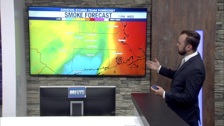 Canadian wildfire smoke brings hazy skies to Massachusetts