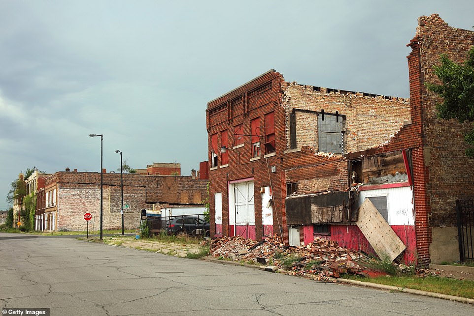 Inside the deserted steel town where 10,000 buildings sit abandoned