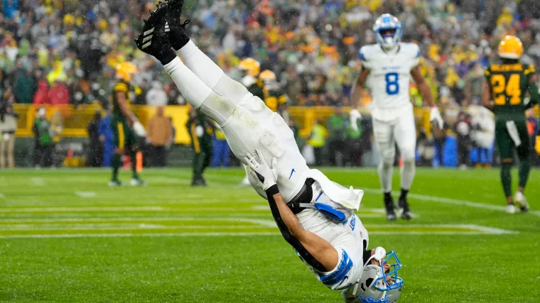 Amon-Ra St. Brown's infamous touchdown celebration is included in ...