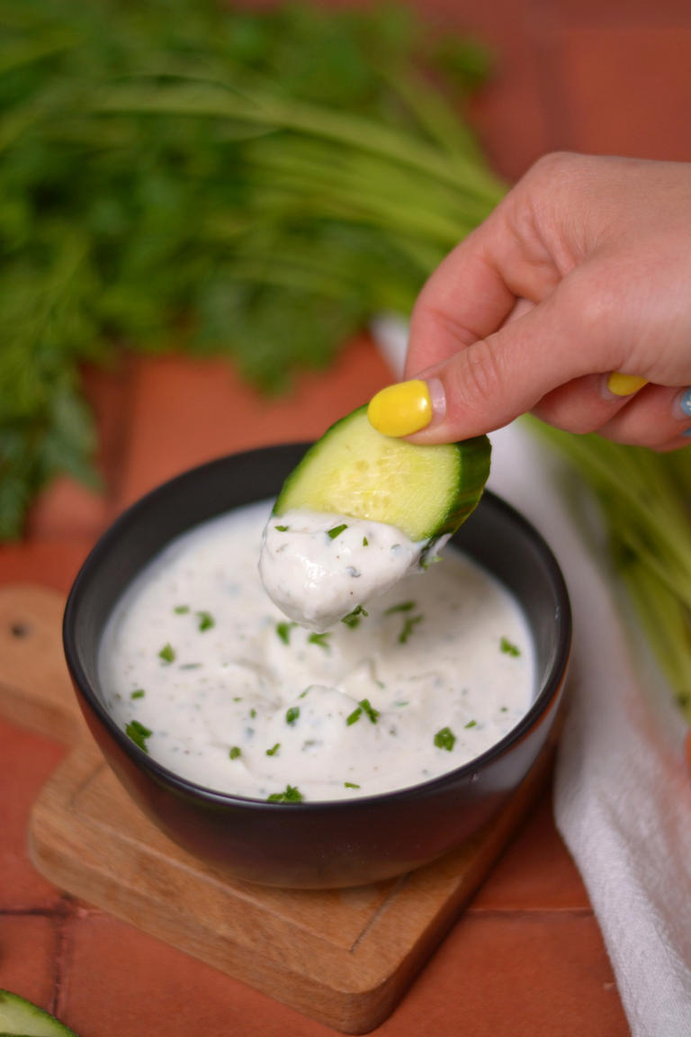 Super Easy Protein Ranch Dressing