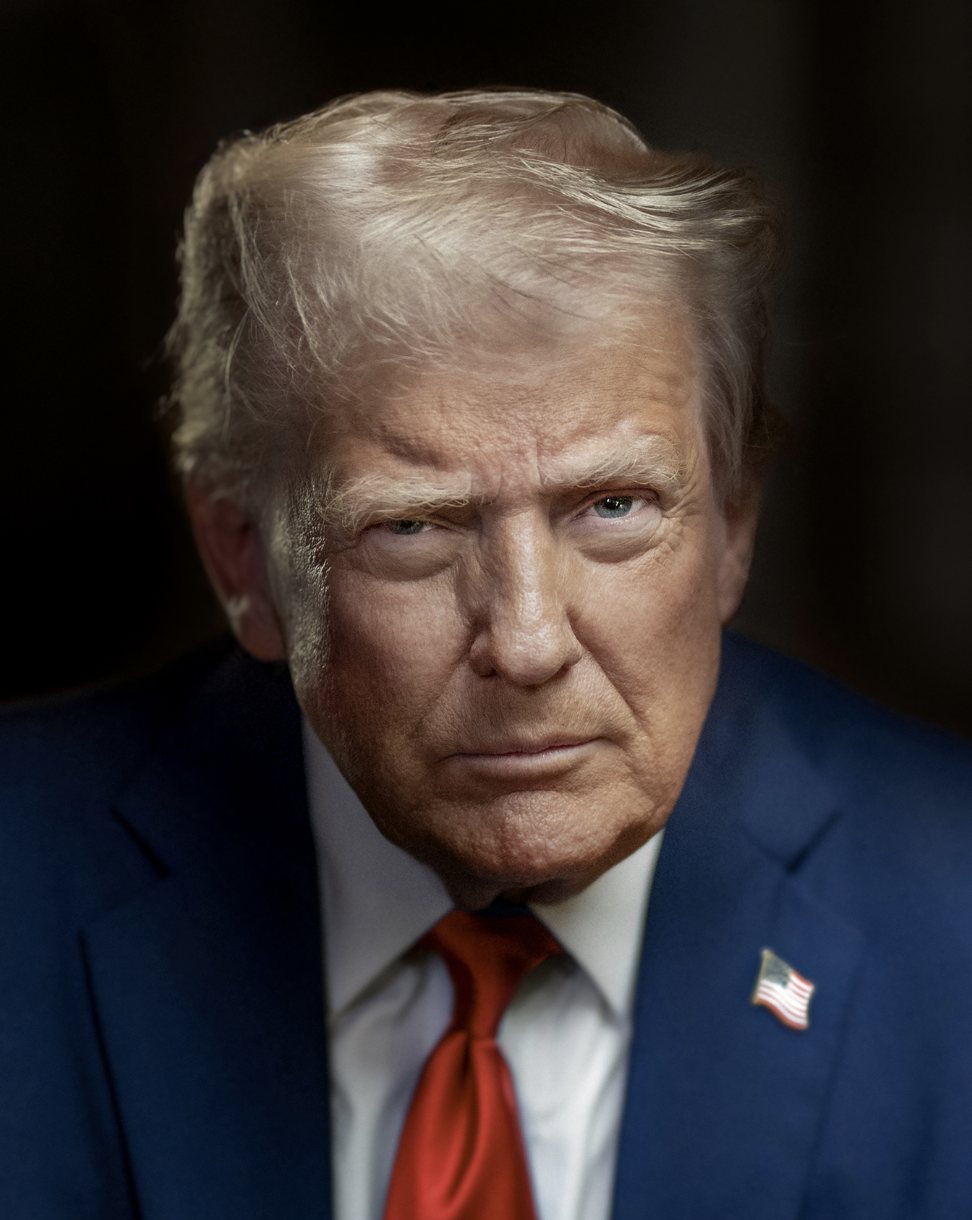 The White House Drops a New Presidential Portrait of Donald Trump