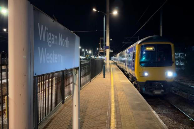 Test runs of first electric trains to shuttle between Bolton and Wigan ...