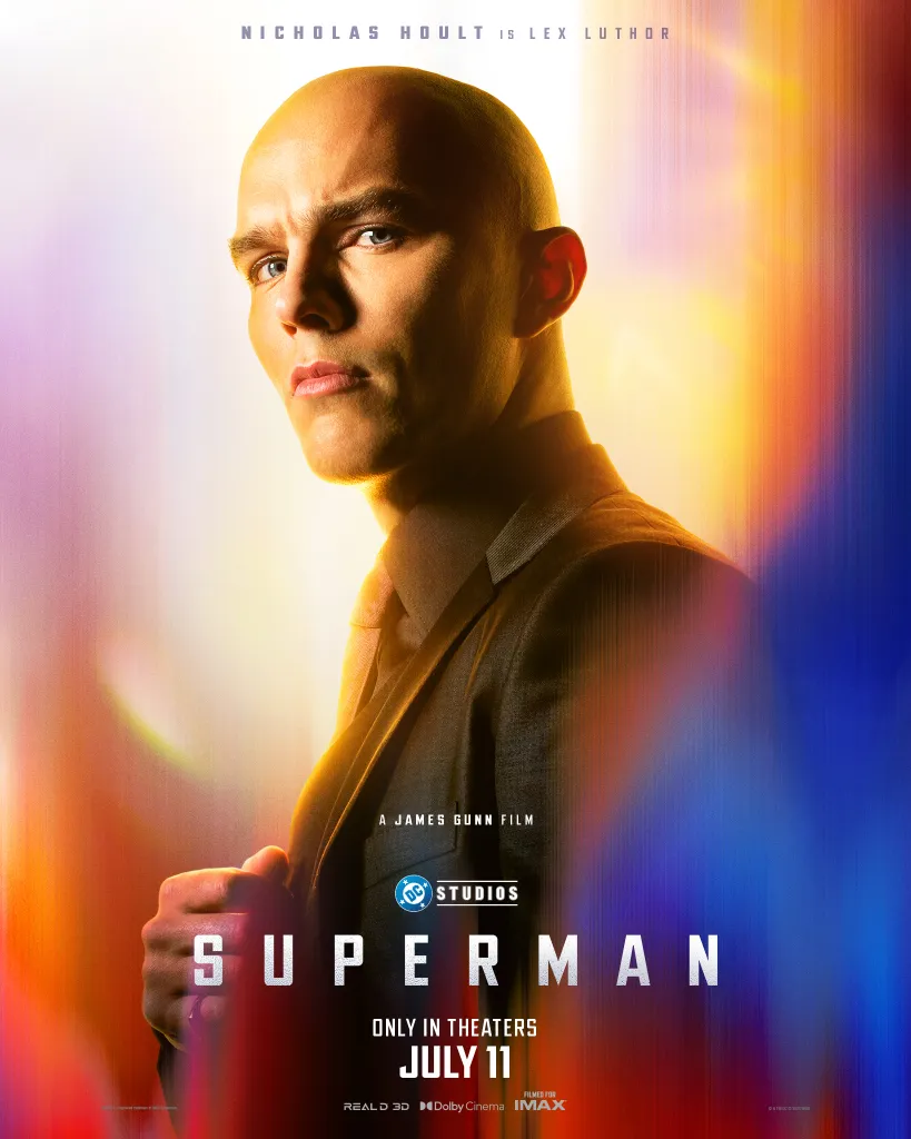 Superman Posters Spotlight Nicholas Hoult's Lex Luthor & More DCU Villains