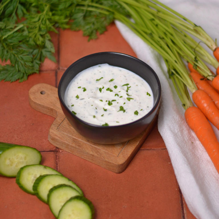Super Easy Protein Ranch Dressing