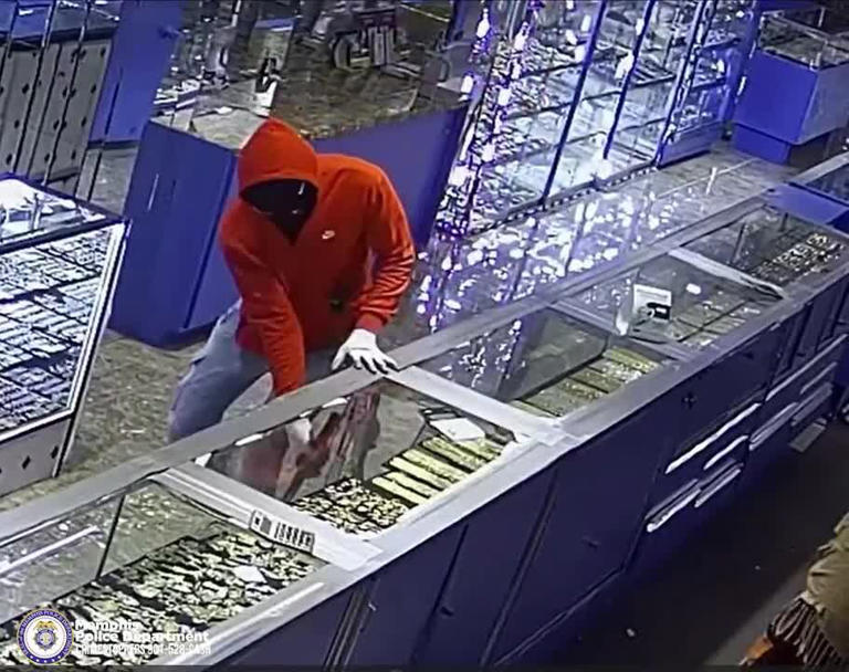 Jewelry store robbery caught on camera