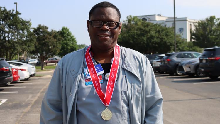 Crestwood Medical Center’s James Irwin wins gold at Special Olympics