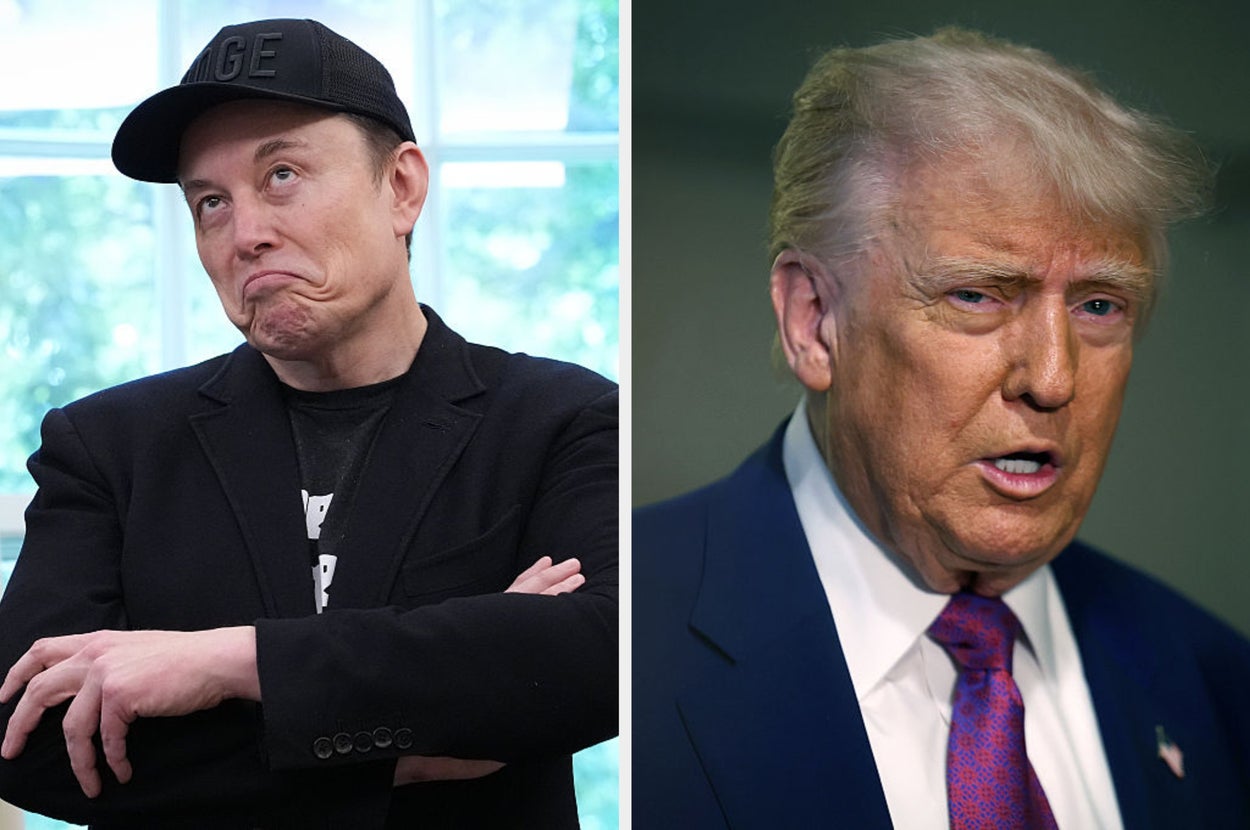 Here's How Donald Trump Reacted To Elon Musk's Angry "Big Beautiful ...