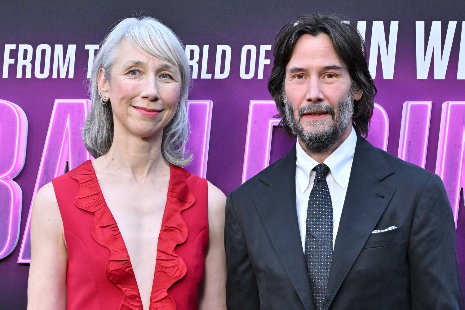 Keanu Reeves and Alexandra Grant Hold Hands as They Dazzle on the Red ...