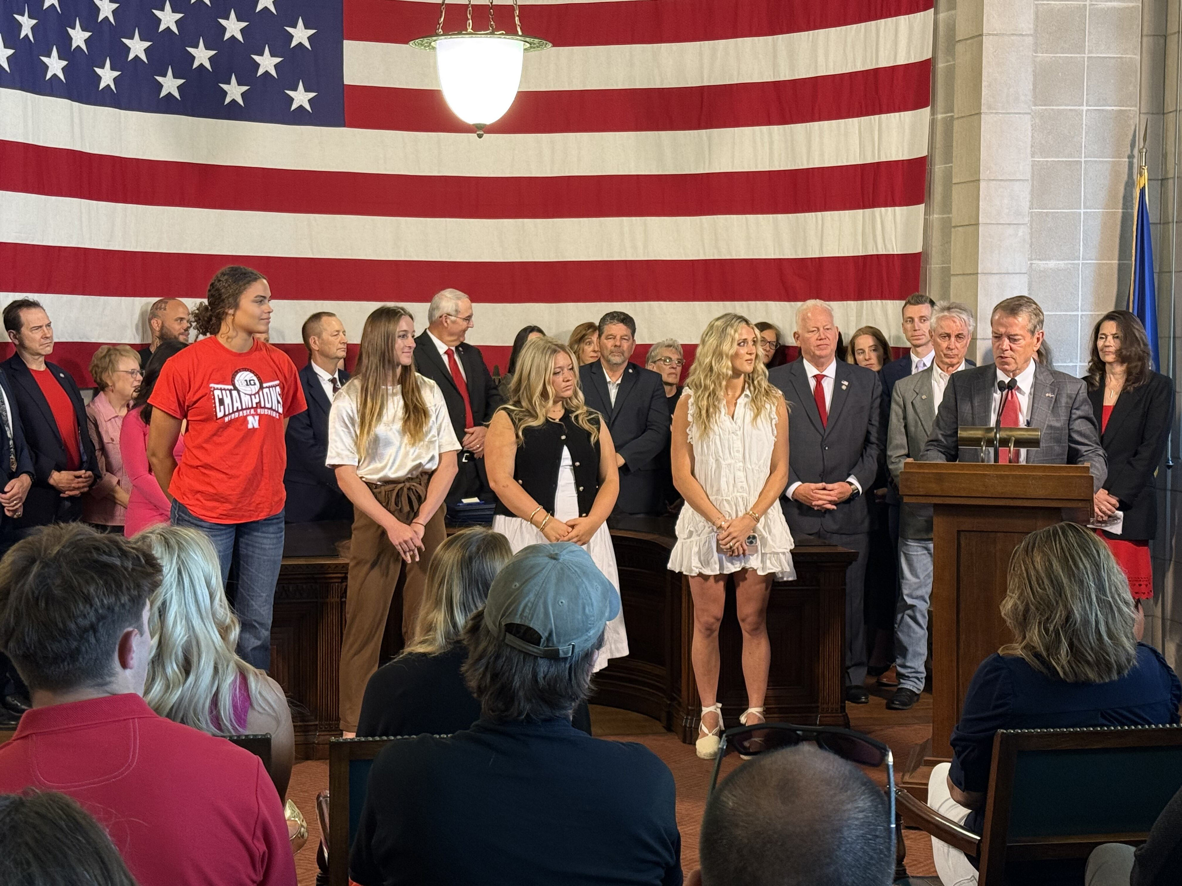 Governor Pillen signs the Stand With Women Act