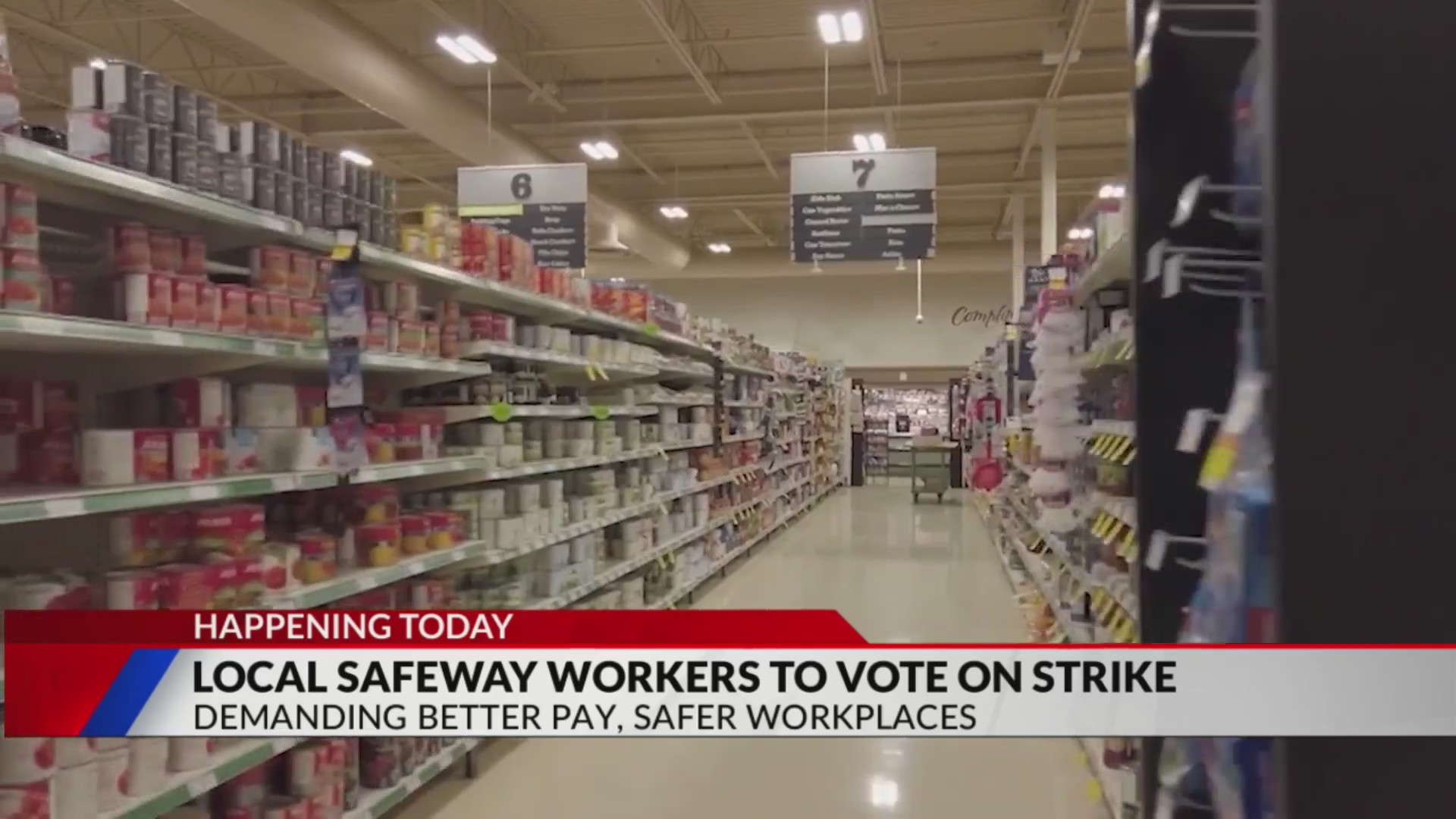 Local Safeway workers to vote on strike