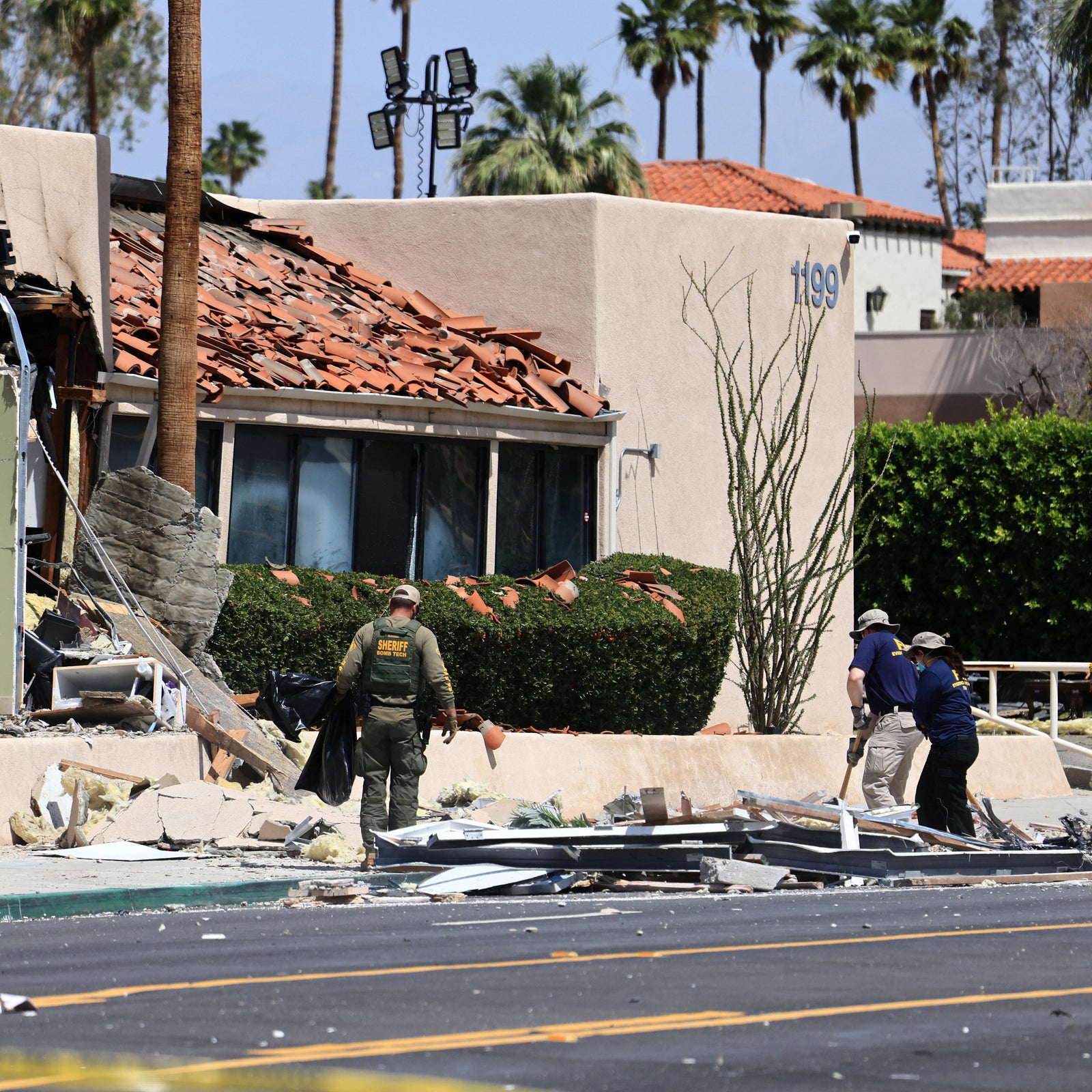 Man charged in Palm Springs bombing after arrest at New York's JFK airport